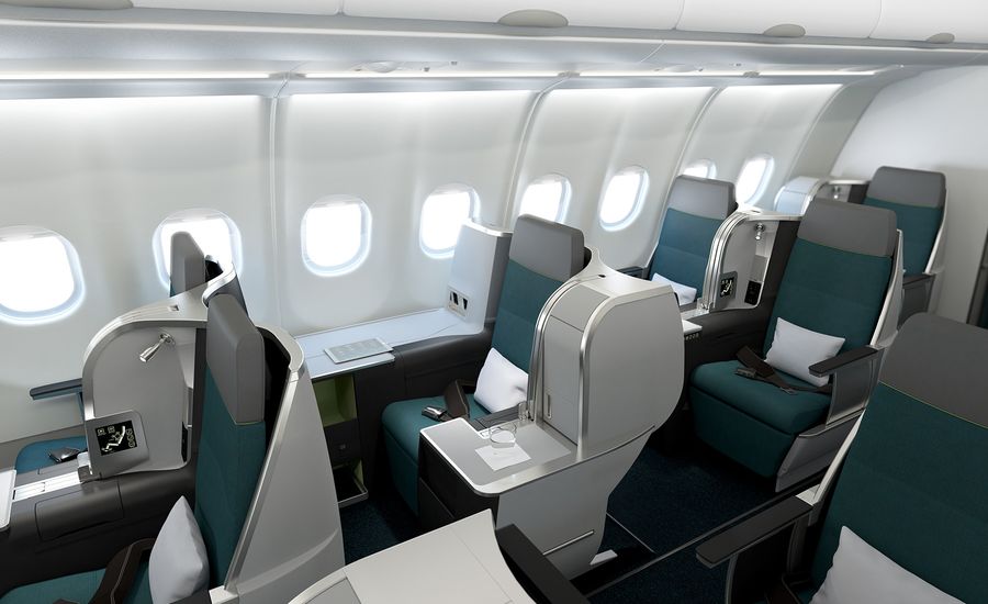 SAS reveals new Airbus A350, Airbus A321LR business class - Executive ...